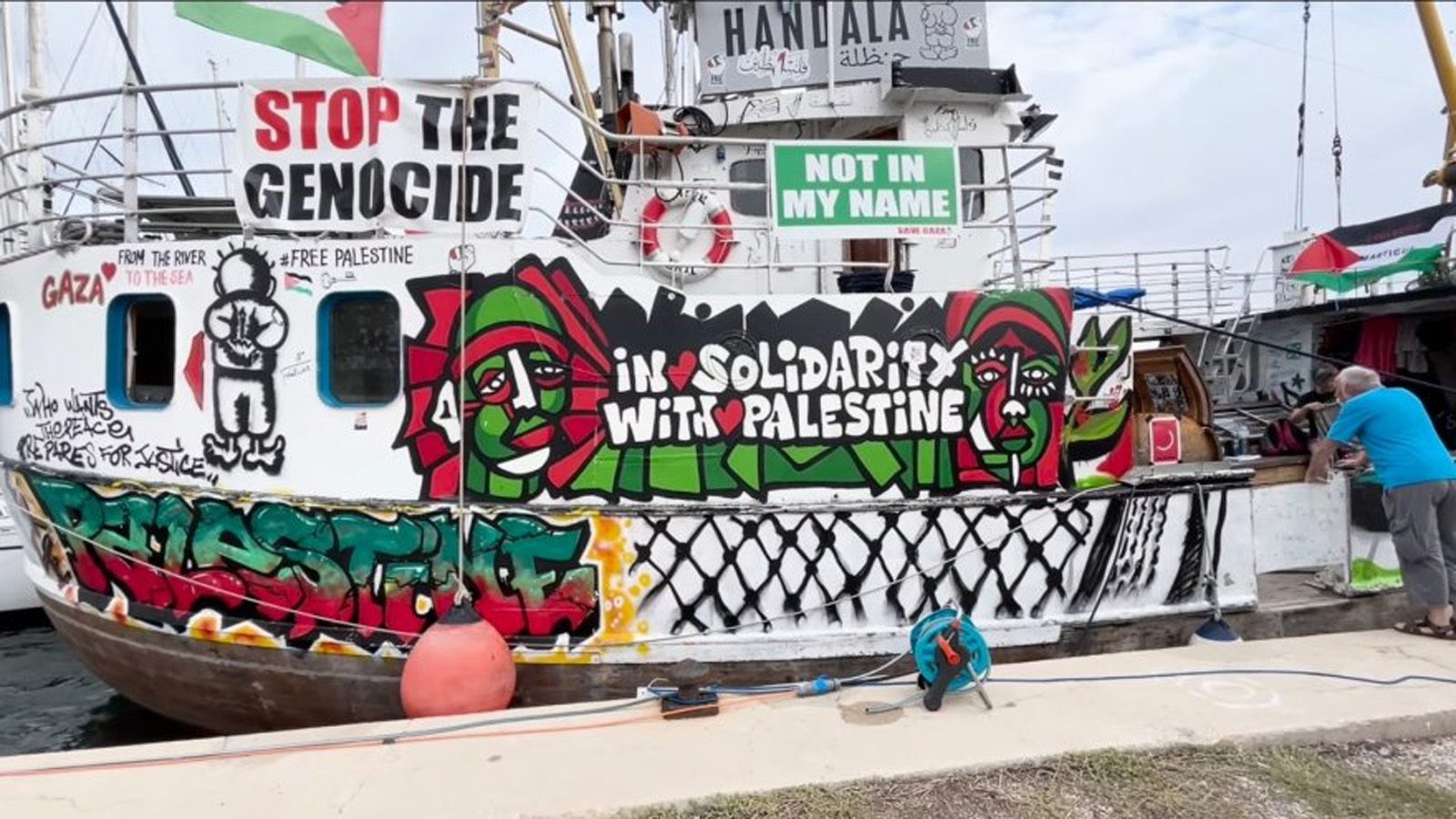 Flotilha pela Liberdade restabelece contato com Handala | TVT News