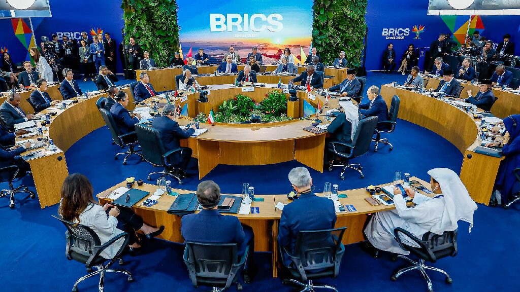 Cúpula do Brics: declaração final defende a criação do Estado Palestino Cúpula do Brics: declaração final defende a criação do Estado Palestino