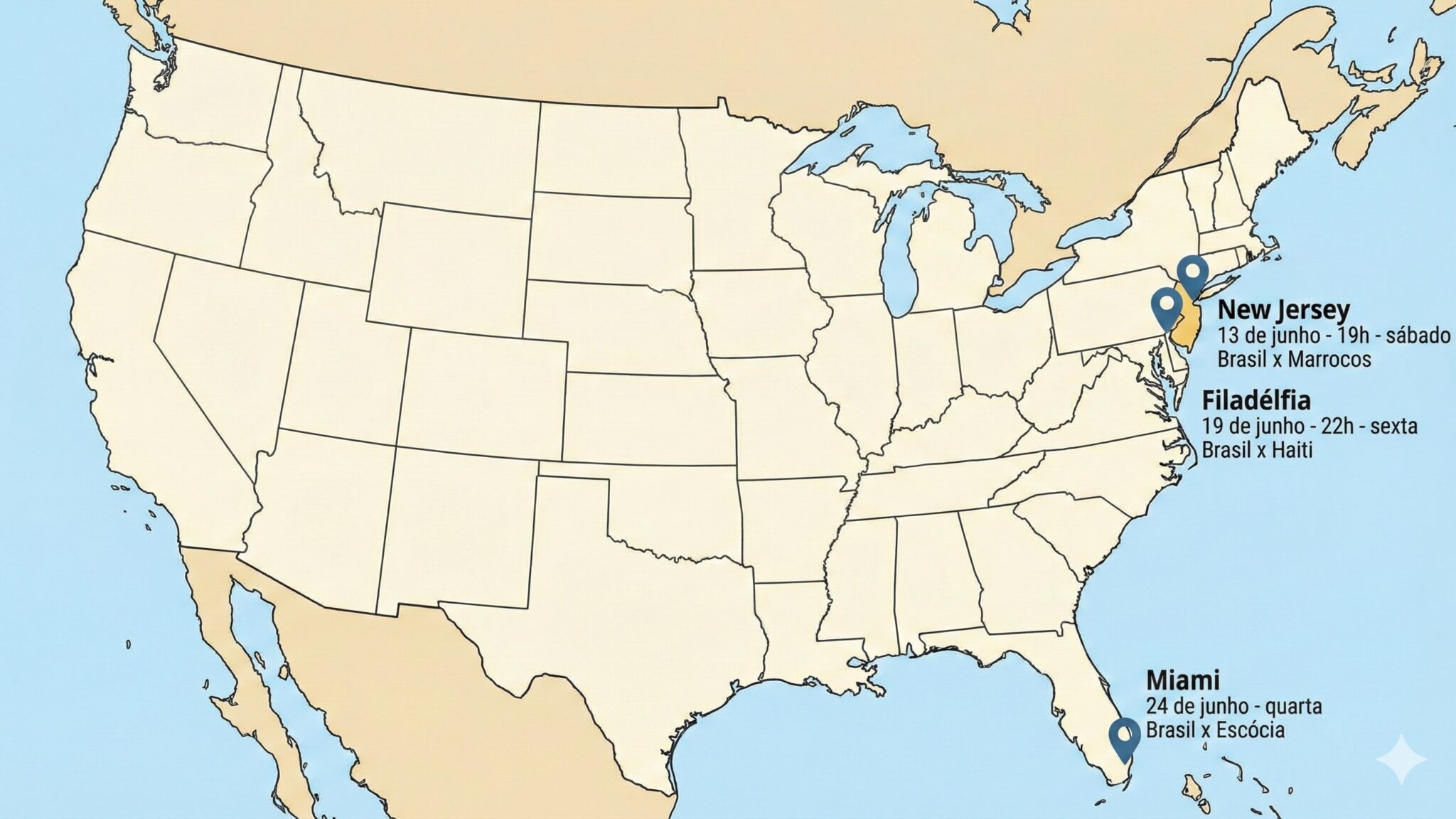 Qual horário dos jogos do Brasil na Copa do Mundo 2026